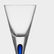 Orrefors Intermezzo Blue Snaps Glass Crystal Clear Blue Mouth Blown